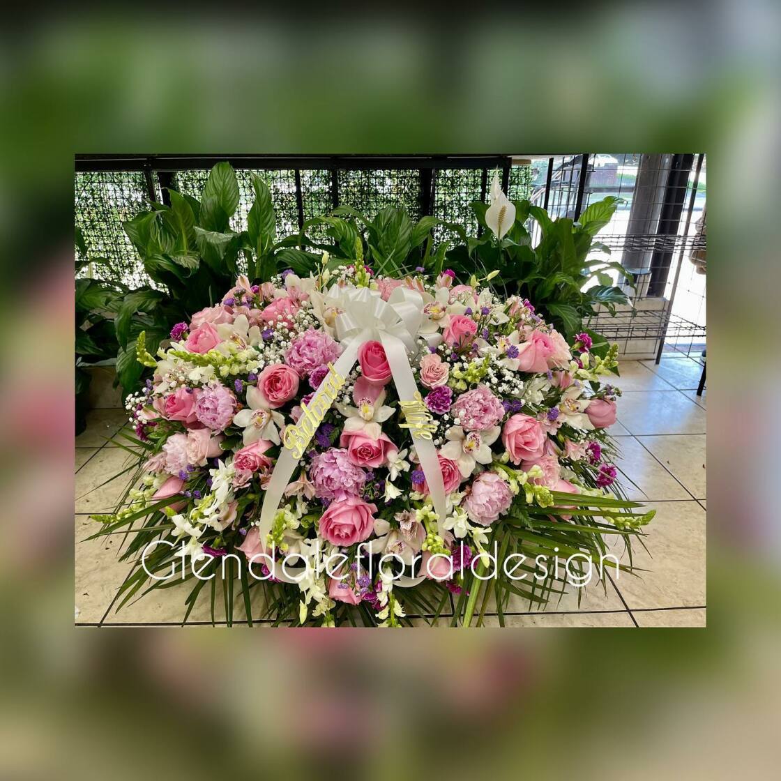 Casket cover (CSWEB-4) | Glendale Floral Design